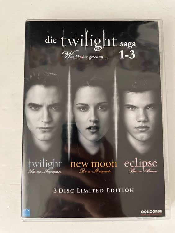 Die Twilight Saga DVD 📀 - 3 Disc Limited Edition (Neu (gemäss ...