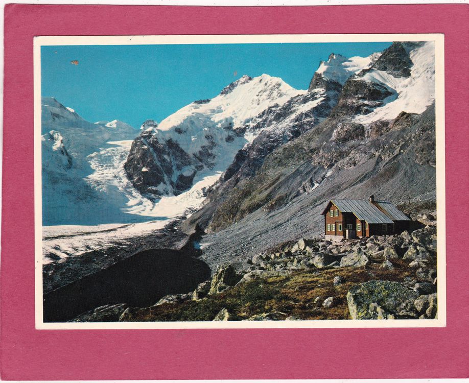 Bovalhütte mit Biancograt Piz Bernina u Crast Agüzza 1962 | Kaufen auf ...