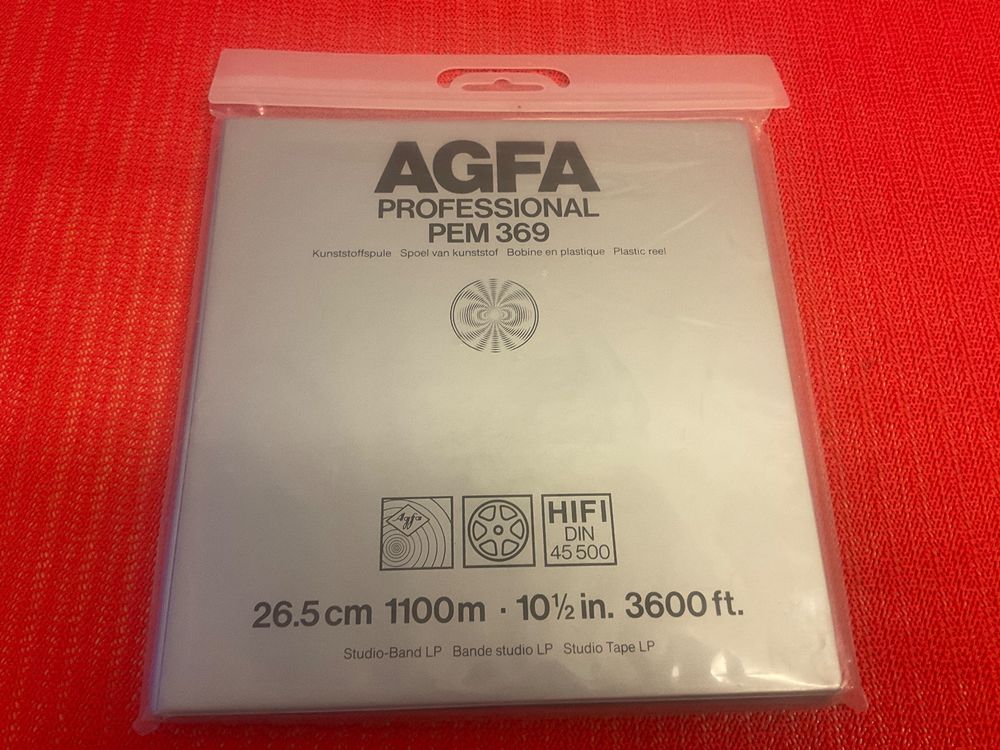 AGFA PROFESSIONAL PEM 369 für ReVox,Teac,Akai Originalverpac (Gebraucht ...