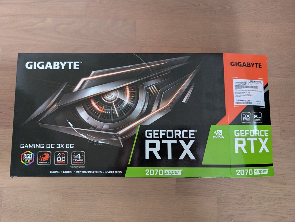 Gigabyte GeForce RTX 2070S Gaming OC 8 GB - Top Zustand (Gebraucht) in ...