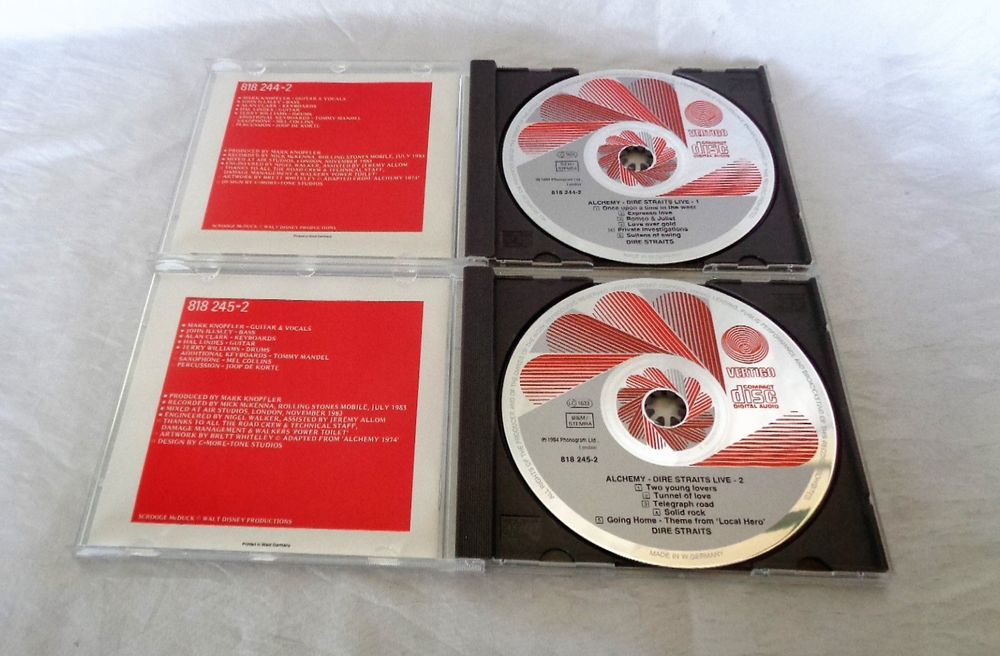 Dire Straits - Alchemy Part 1 + 2 / 2 CD Box ©1984 | Kaufen auf Ricardo