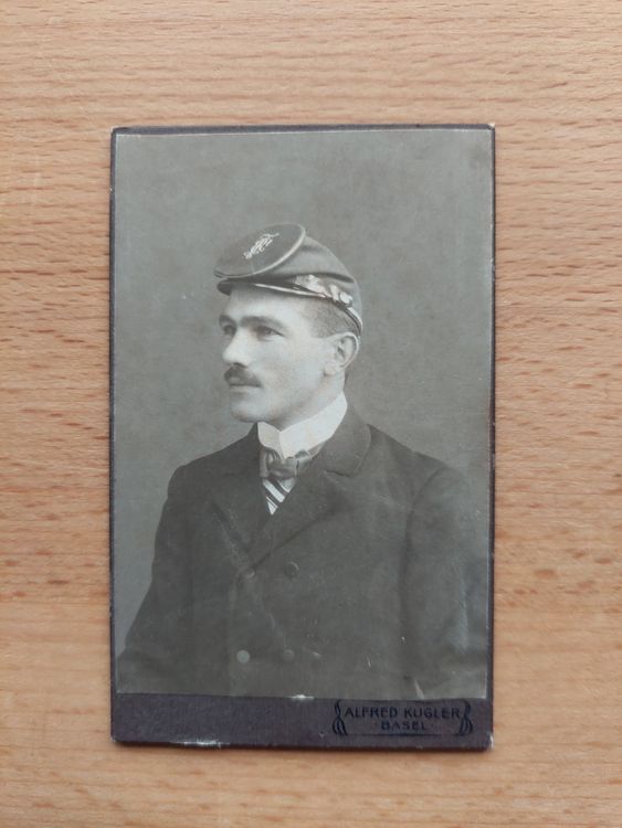Antikes Foto CdV Studentika Phot. Alfred Kugler Basel (Gebraucht) in ...