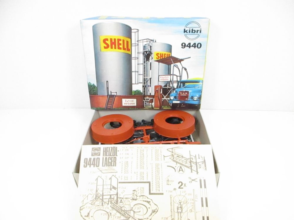 Kibri H0 9440 SHELL Tanklager / Heizöllager (Neu und originalverpackt ...