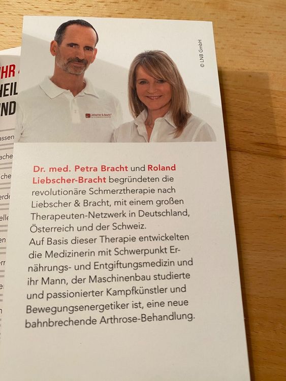 Die Arthrose Lüge - R.Liebscher-Bracht/Dr. med. Petra Bracht (Gebraucht) in Schwarzenburg für ...