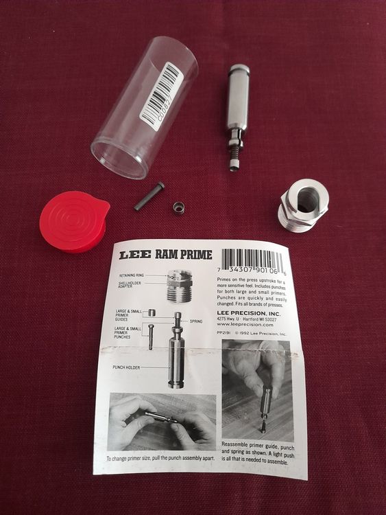 ZÜNDHÜTCHENSETZER LEE PRECISION RAM PRIME PRIMING UNIT (Neu (gemäss Beschreibung)) in Zürich für ...