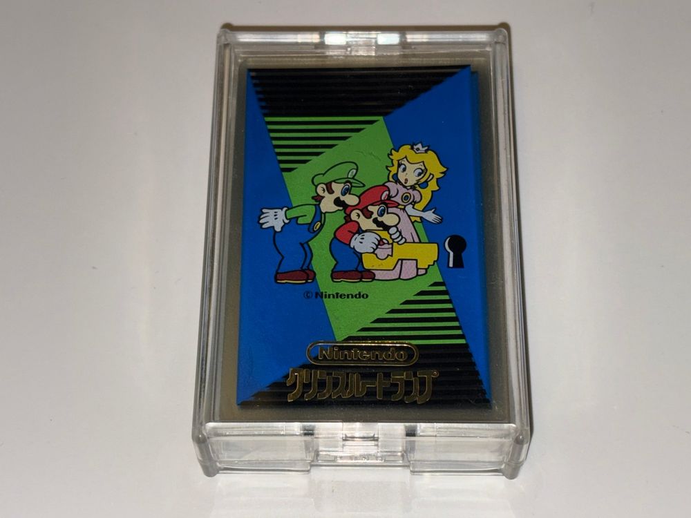 Vintage Nintendo Mario Spielkarten / Playing Cards - selten (Neu ...