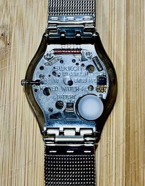 Swatch Metal Knit SS08M100M Ultra Skin Silber (Gebraucht) in Bern für ...