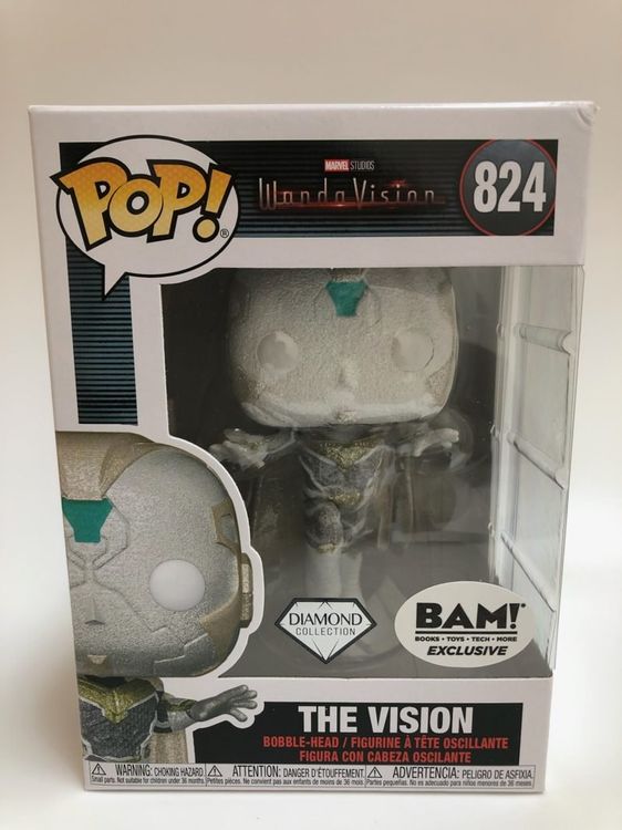 Funko POP! Television Wandavision The Vision (Blanc) Diamond (Neuf avec ...