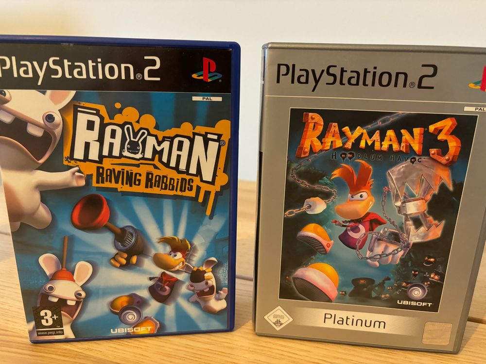 Ps2 Rayman raving rabbids + Rayman 3 (Gebraucht) in Binningen für CHF ...