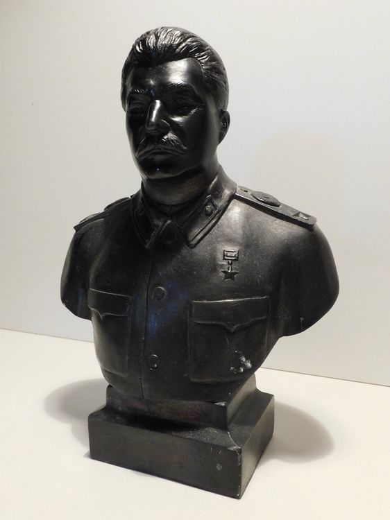Skulptur Russische alte Eisenskulpture - Büste Stalin (Gebraucht) in ...