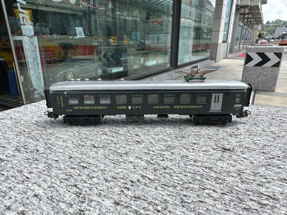 Märklin Vintage 4016 Speisewagen Restaurant SBB Metal (Gebraucht) in Chiasso für CHF 59 – mit ...