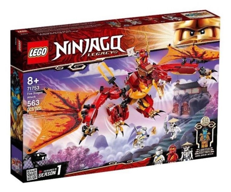 LEGO 71753, Ninjago, Fire Dragon Attack (NEU) (Neu und originalverpackt ...