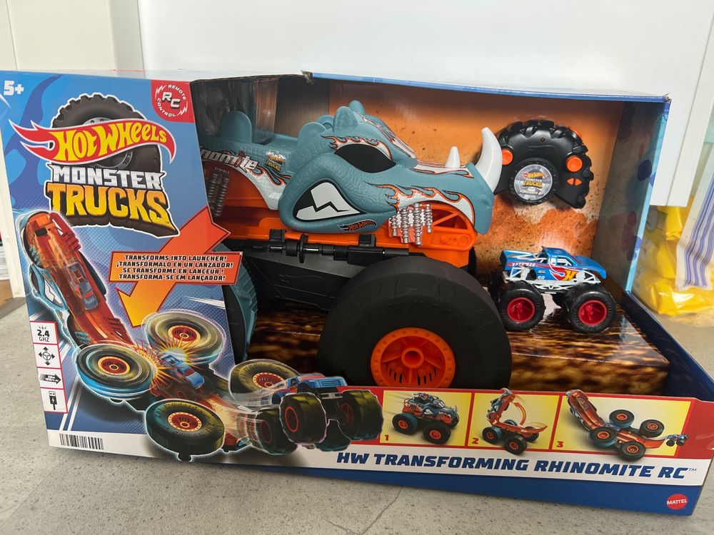 hot wheels monster truck hw transforming rhinomite (Neu und ...