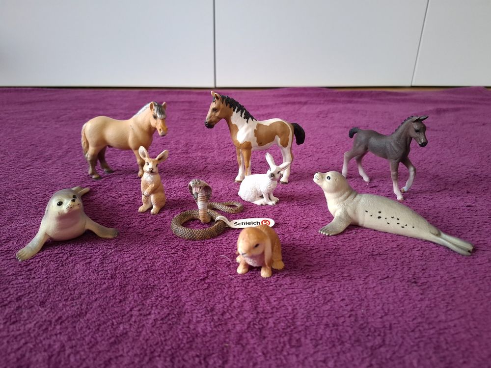 Schleich Tierfiguren / Tiere / Figuren Set (Gebraucht) in Müllheim Dorf ...