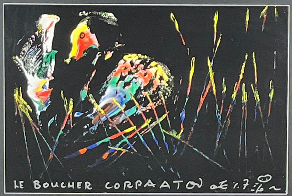 Jean- Pierre Corpataux (1950) Frbenfrohes Mischtechnik- Gemä (Gebraucht) in Root für CHF 169 ...