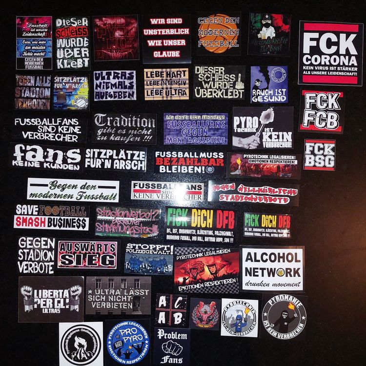FAN STICKER 44 STK. - PYRO, ULTRA USW. (Gebraucht) in Spiegel b. Bern ...