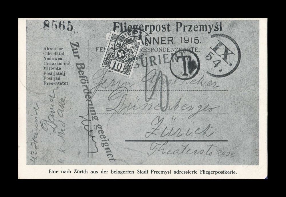 1915 Privat-Gedenkganzsache ZNr. 25 ZÜRI (Gebraucht) in Zürich für CHF 5 – mit Lieferung auf ...