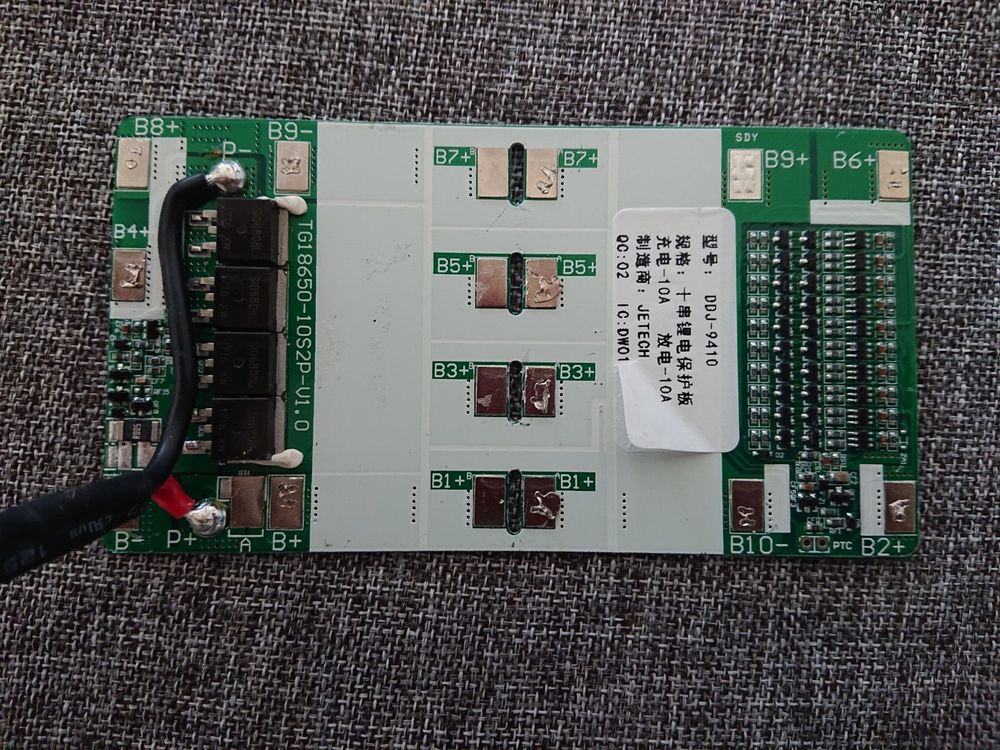 BMS TG18650-10S2P-V1.0 36V 10A | Kaufen auf Ricardo