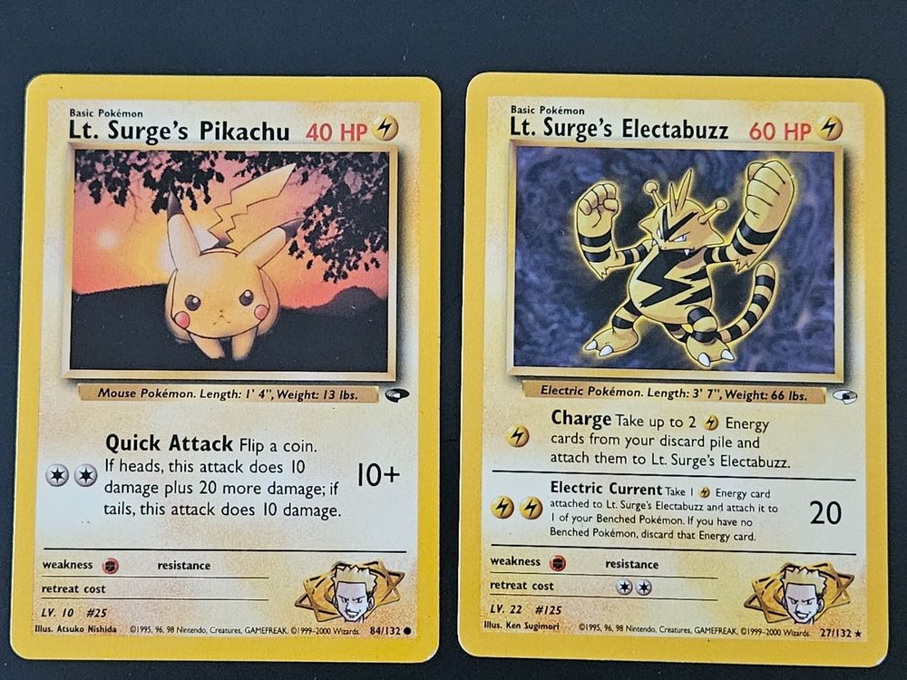 Lt. Surge's Pikachu e Electabuzz (Gebraucht) in Chiasso für CHF 1.7 ...