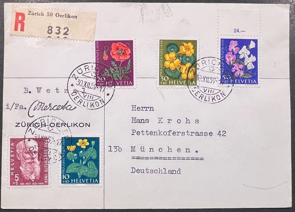 5 Pro Juventute FDC/Satzbriefe ab 1948 SBK 147.- ab 0.50 (Gebraucht) in ...
