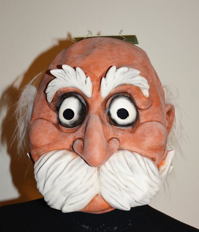 Fasnachtsmaske Latex-Maske OLDIE Mann mit weissem Haar | Kaufen auf Ricardo