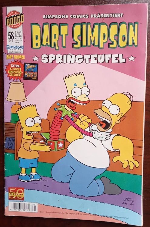 Simpsons Nr. 58 DEZ 11 (Gebraucht) in Flüelen für CHF 9.5 – mit ...