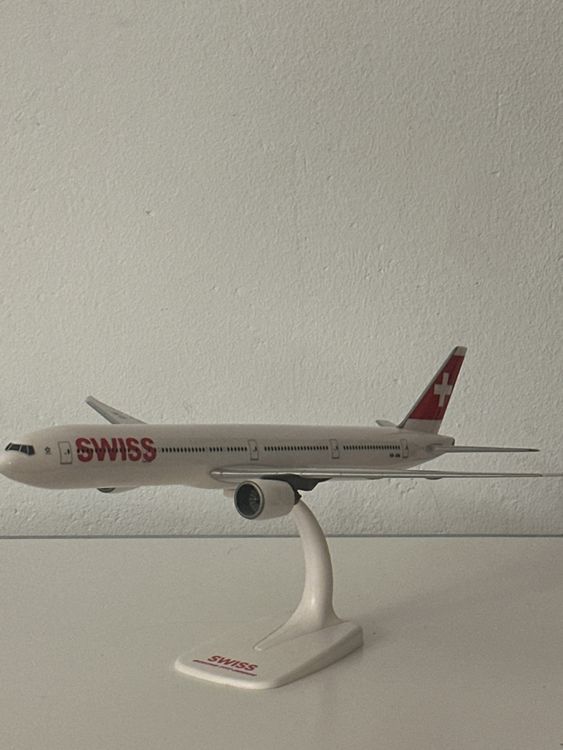 SWISS Flugzeugmodell mit Ständer | Kaufen auf Ricardo