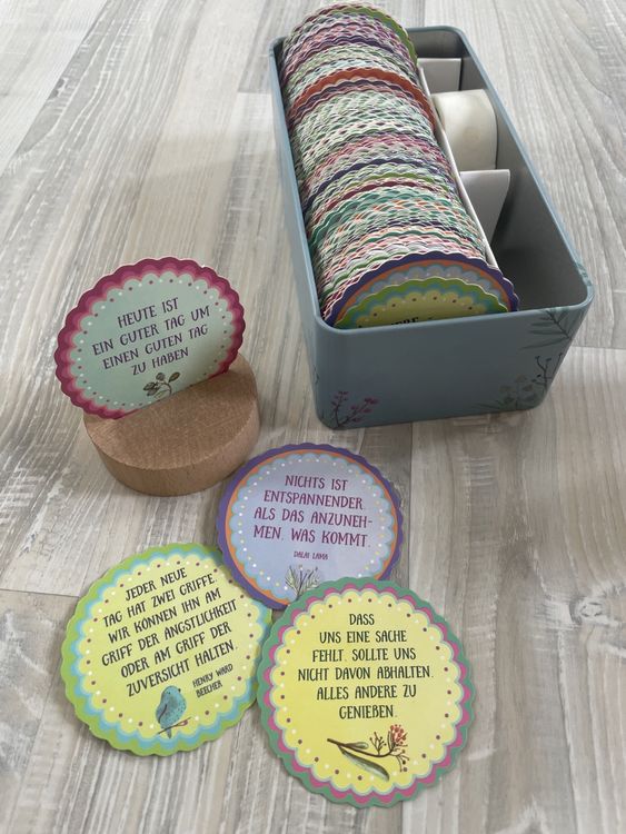 Spruchkarten Lebensfreude für Dich (Neu (gemäss Beschreibung)) in Hellikon für CHF 5 – mit ...