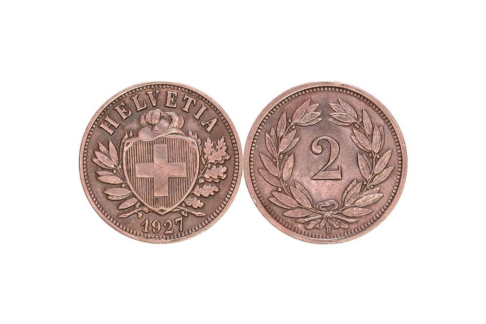 2 Rappen von 1927, sehr schön bis vorzüglich | Kaufen auf Ricardo