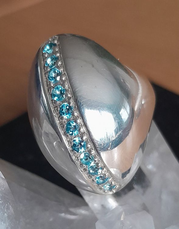 Fingerring 925 Silber mit Zirkonia | Kaufen auf Ricardo