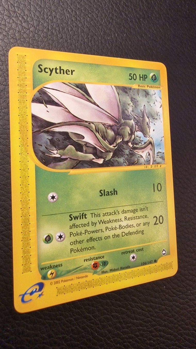 Scyther 106/147 - Aquapolis (EN) - Pokémon Card (Gebraucht) in Rohr b ...