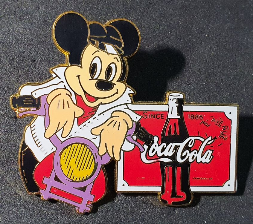Y693 - Pin Mickey Mouse Coca Cola Coke USA 1994 Nr. 21/60 (Gebraucht ...