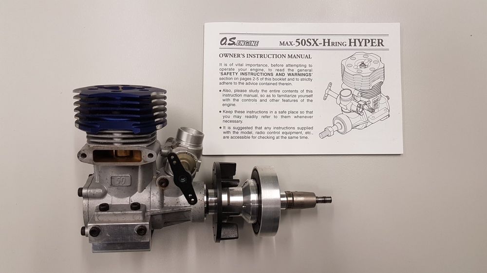 OS MAX-50SX-HRING HYPER Helimotor mit viel Zubehör | Kaufen auf Ricardo