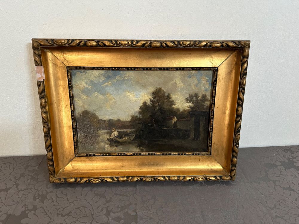 Auguste BACHELIN (1830-1890) peinture sur panneau (Gebraucht) in ...