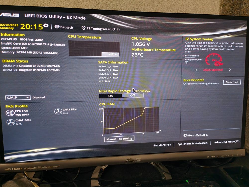 ASUS Z97I-PLUS inkl. I7 4790k, 16GB RAM & Kühler (Gebraucht) in ...