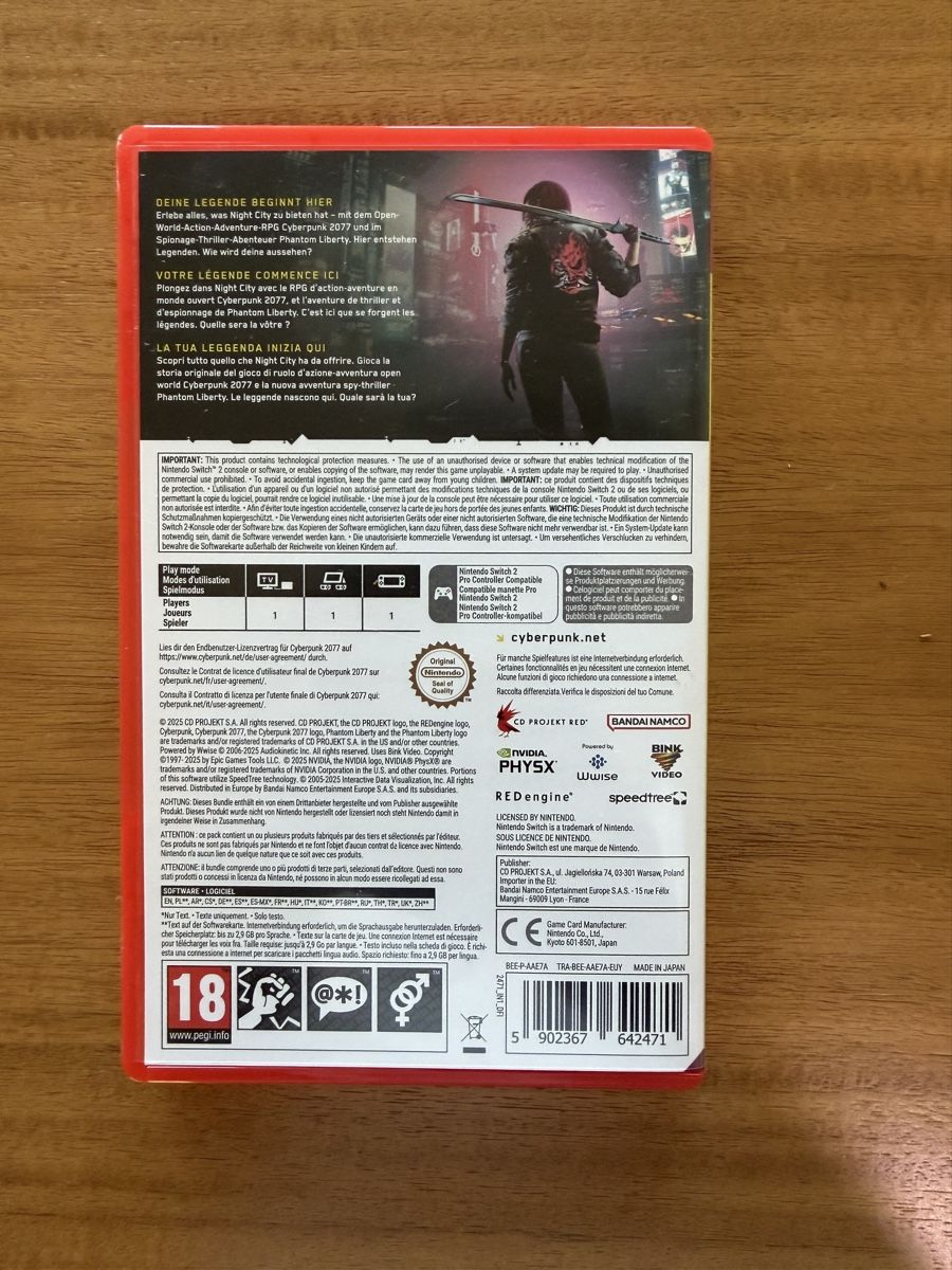 Cyberpunk 2077 Ultimate Edition - Nintendo Switch 2 (Neu (gemäss ...