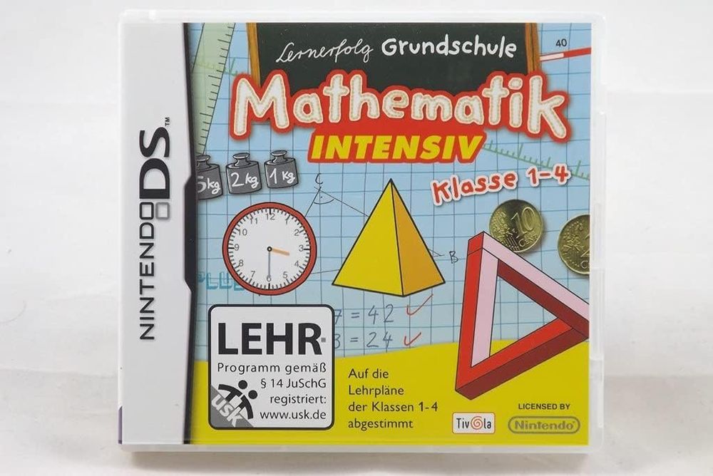 Nintendo DS - Mathematik Intensiv Klasse 1 - 4 Grundschule (Gebraucht ...