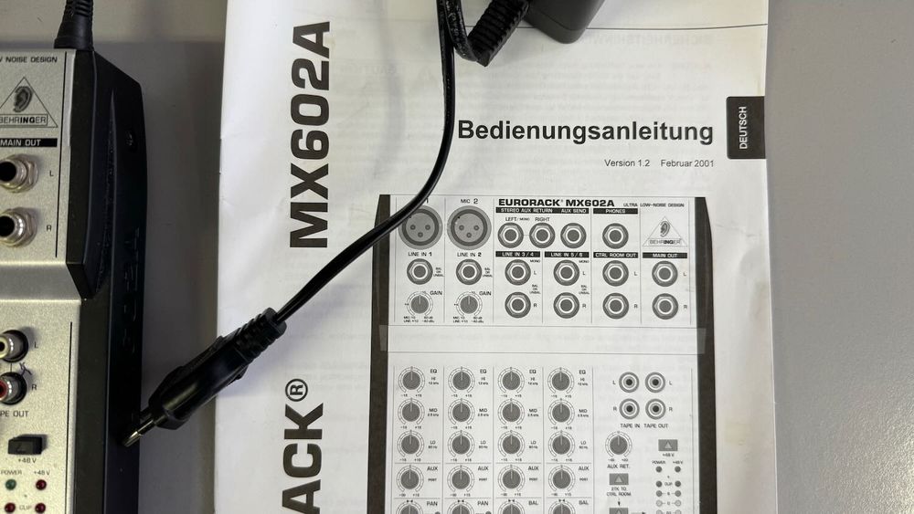 Behringer Eurorack MX602A Kompaktes Mischpult Kompaktmischer | Kaufen ...