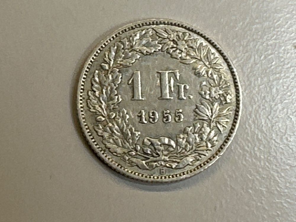 1 Fr. Silber Schweiz 1955 ss (Gebraucht) in Herisau für CHF 19 – mit Lieferung auf Ricardo kaufen