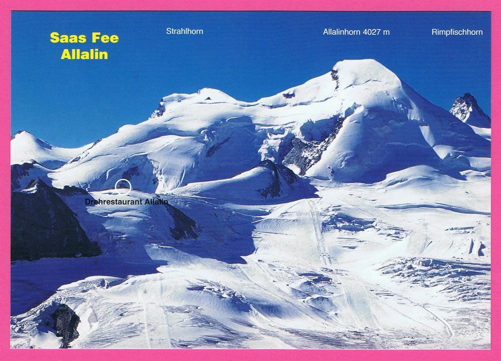 Saas Fee Allalin | Kaufen auf Ricardo