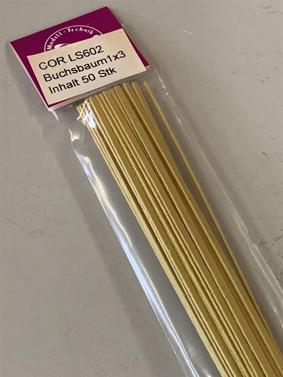 Corel Buchsbaum-Leiste 1x3mm / Länge 1m (Neu und originalverpackt) in Hosenruck für CHF 15 – mit ...