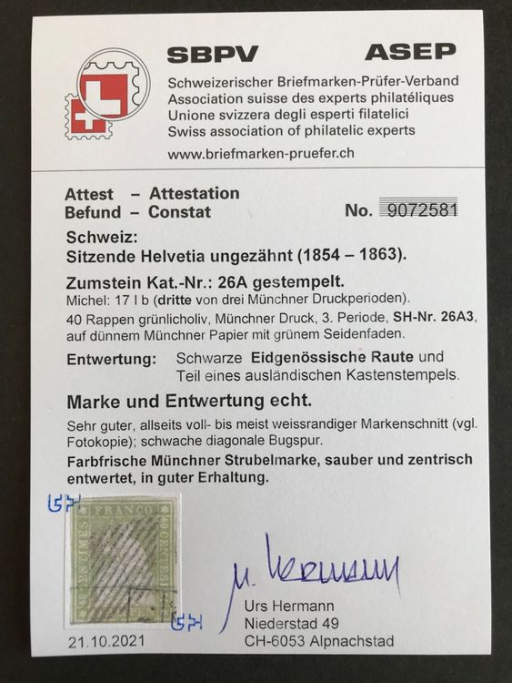 Strubel 26A (26A3) SBK: 500.- ab 1.- (Gebraucht) in Wald ZH für CHF 42 – mit Lieferung auf ...