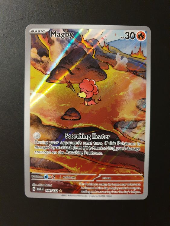 Pokemon Karte Magby 186/182 Paradoxrift (Gebraucht) in Uttwil für CHF ...