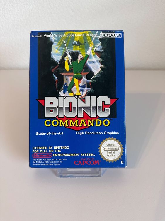 Nintendo Nes Bionic Commando neu sehr selten mit Ovp ab 1.- (Neu ...