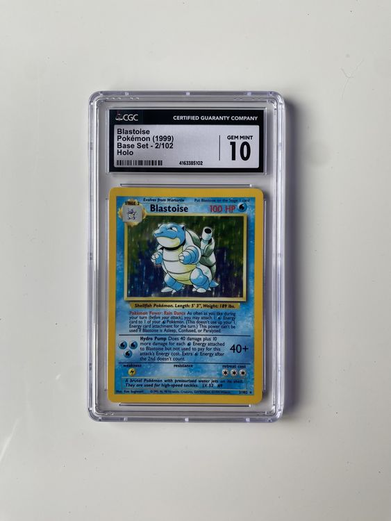 CGC Blastoise Pokémon 1999 Base Set HOLO GEM MINT 10 | Kaufen auf Ricardo