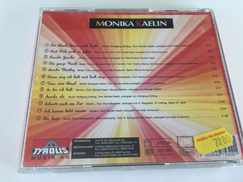 Monika Kaelin - 20 Jahre Ramba Zamba (Gebraucht) in Rüti ZH für CHF 2 ...