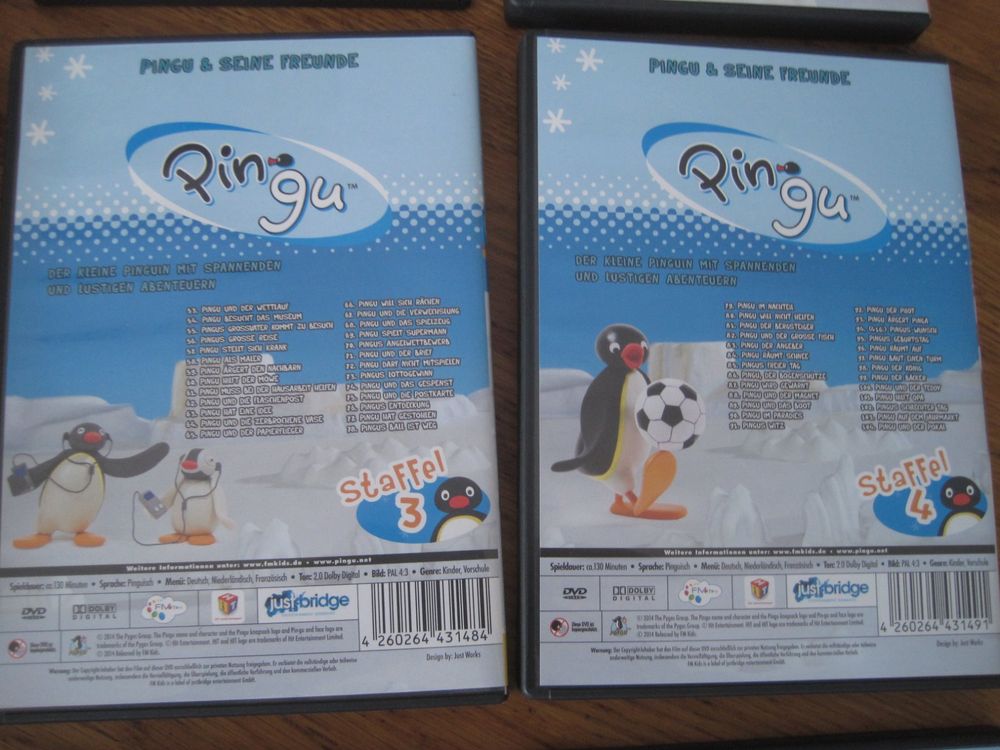 Pingu DVD Box Staffel 1 bis 6 Komplett Top Zustand (Gebraucht) in ...