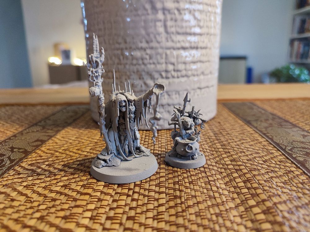 Warhammer Age of Sigmar - Swampcalla Shaman with Pot-grot (Neu (gemäss ...