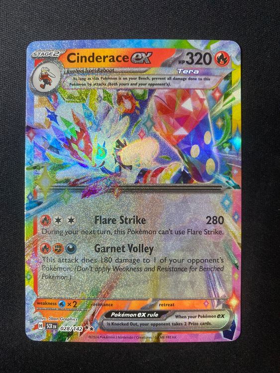 Cinderace ex 28 - Liberlo ex - Stellar Crown - EN (Neu (gemäss ...