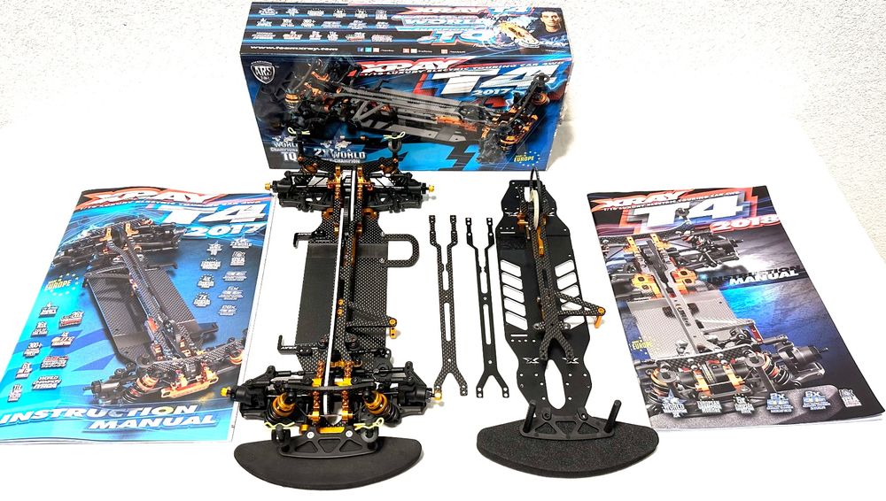 XRAY T4 2017 CHÂSSIS CARBONE & XRAY T4 2018 CHÂSSIS ALU FLEX | Kaufen ...